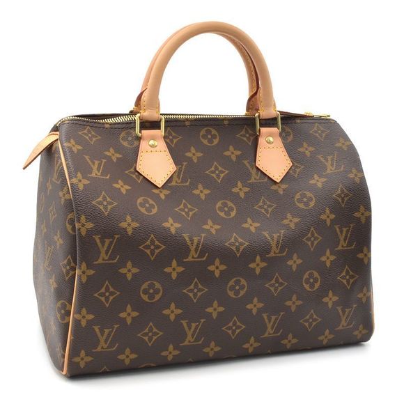 Louis Vuitton | Bags | Louis Vuitton Mini Brown 3 Speedy Monogram Bag ...